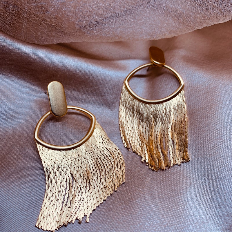 Tassel Earring Vintage - Etsy