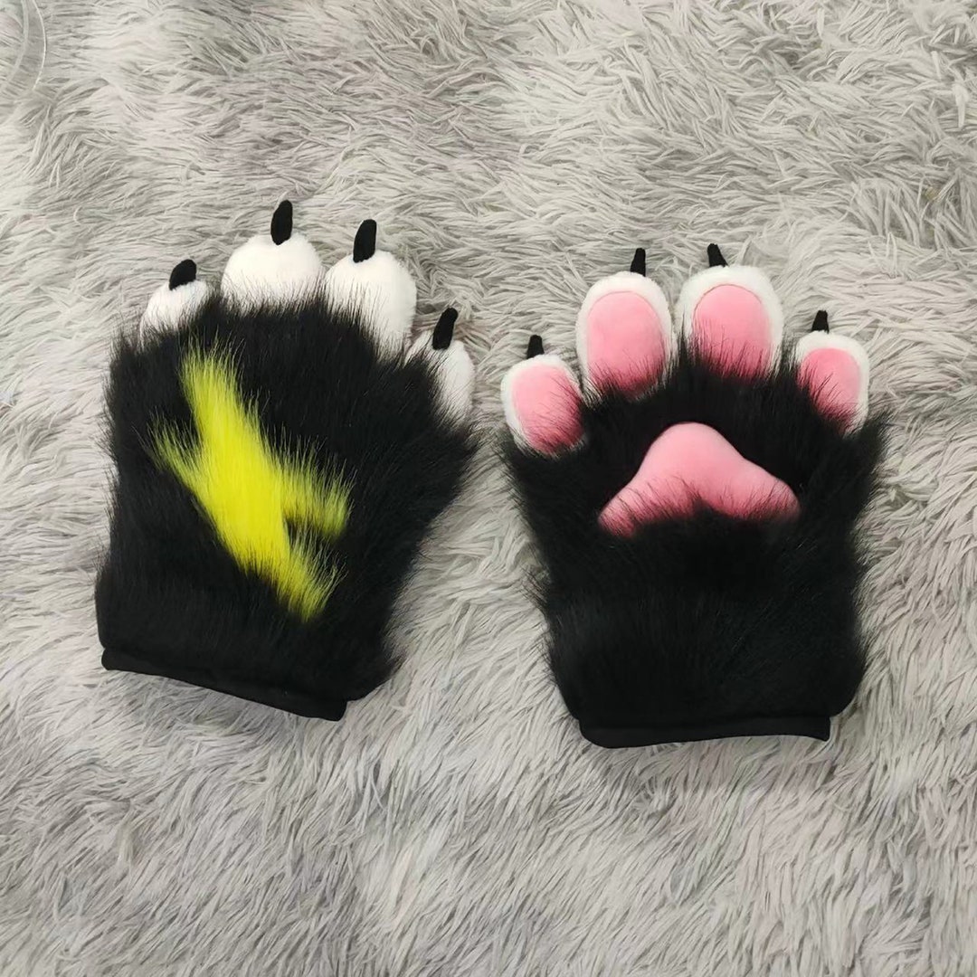 Cosplay Claw Furry Bear Plush Paw Gloves Cosplay Accessories - Etsy