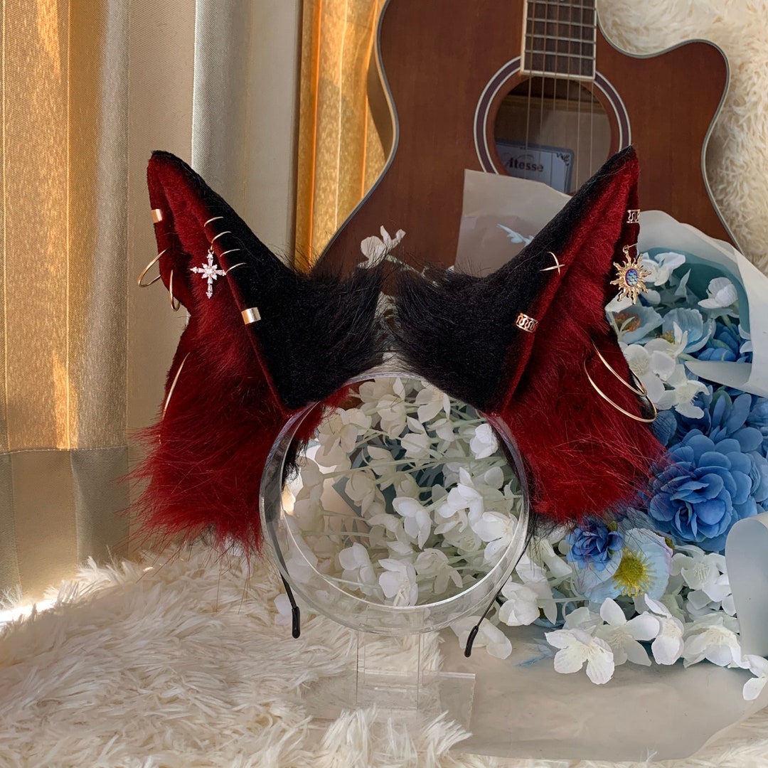 Custom Blood Fox Ears Kit Cosplay Red Fox Headband - Etsy