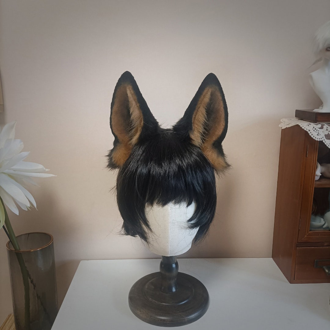 Cosplay Dog Ears Cosplay Doberman Headdress German Shepherd Headband ...