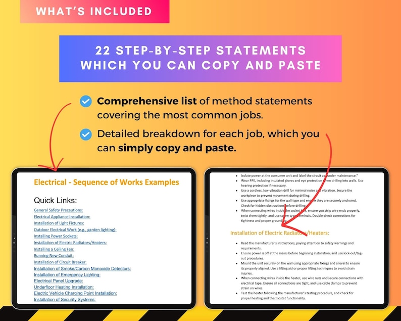 Method Statement for Electrician | Electrical Contractor | Includes 22 Step-by-step Method ...
