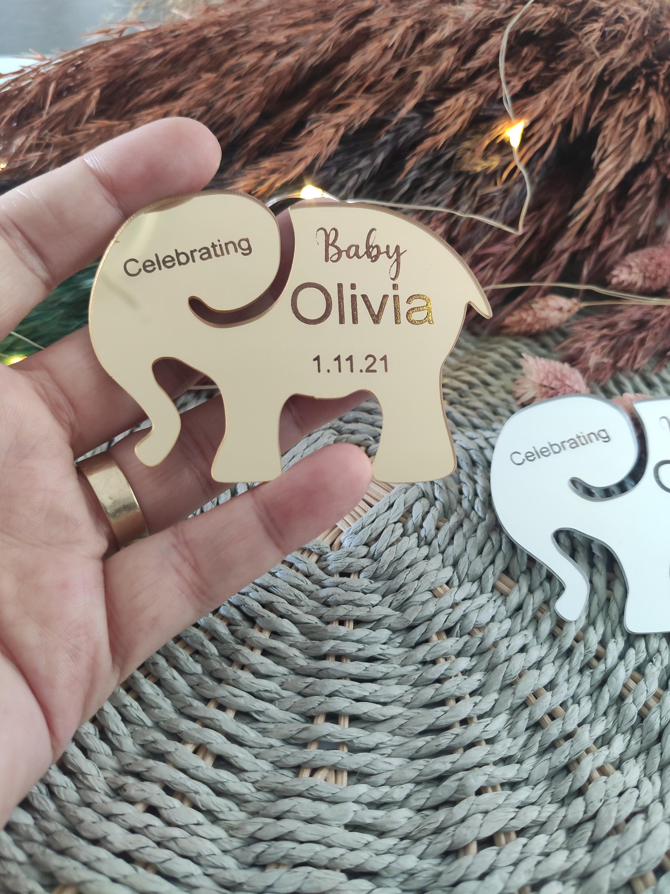 Elephant Magnet Favors Baby Shower Magnet Newborn Gift - Etsy