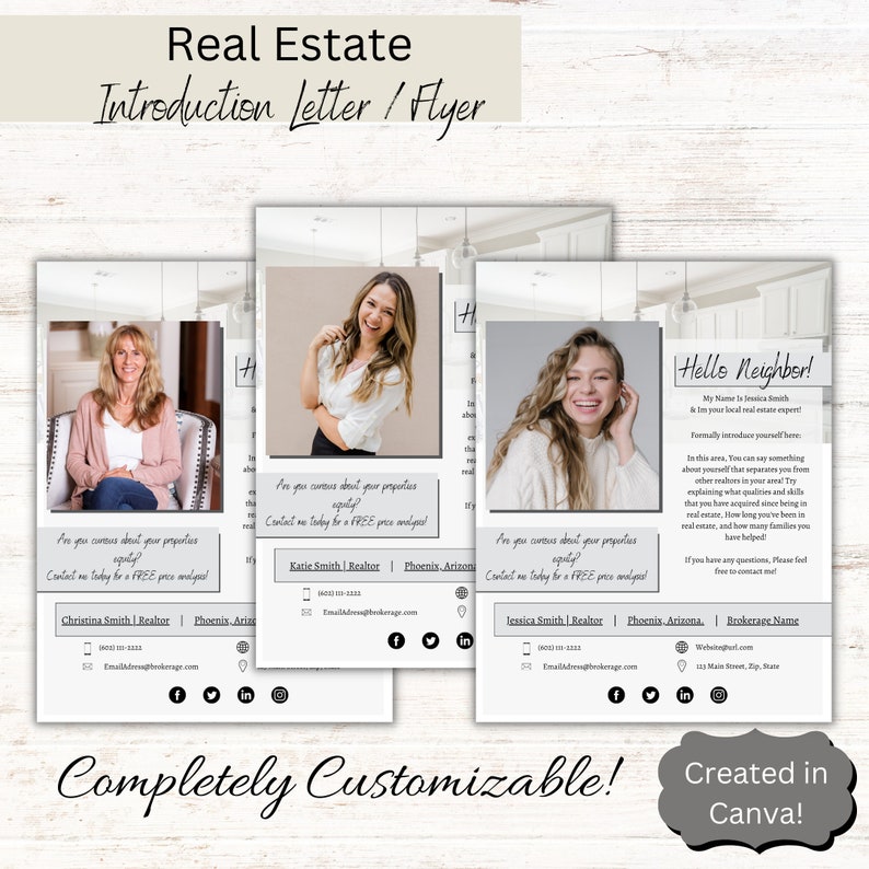 Real Estate Introduction Letter | Real Estate Marketing | Introduction ...
