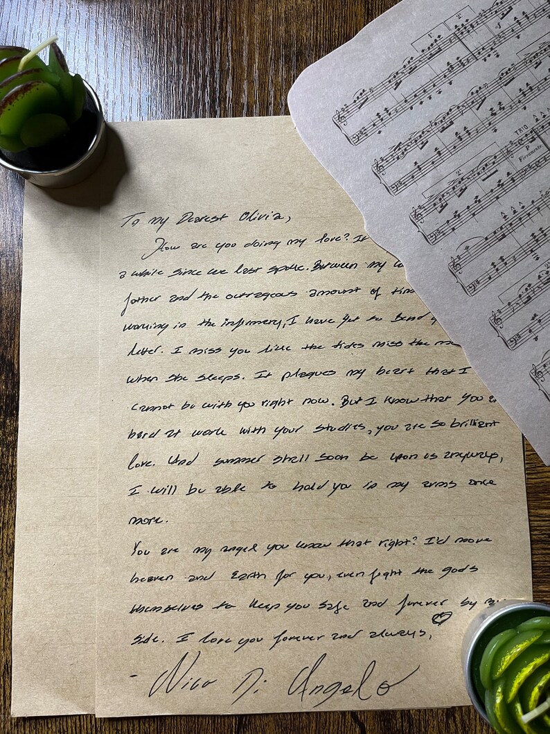 Personalized Percy Jackson Character Letters - Etsy