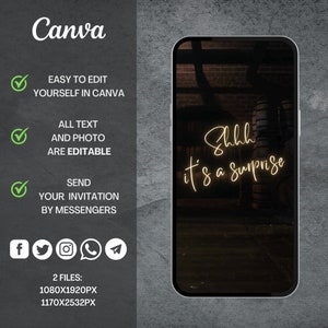 Digital Men's Birthday Weekend Invitation Editable Template With Photo ...