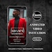Digital Men's Birthday Weekend Invitation Editable Template With Photo ...