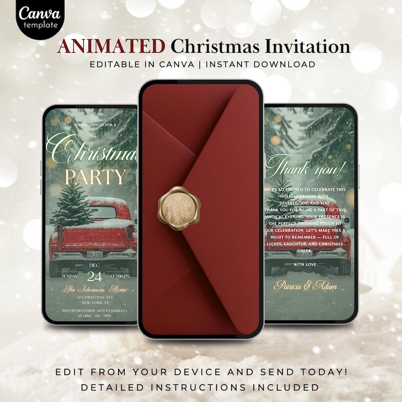 Vintage Holiday Animated - Etsy