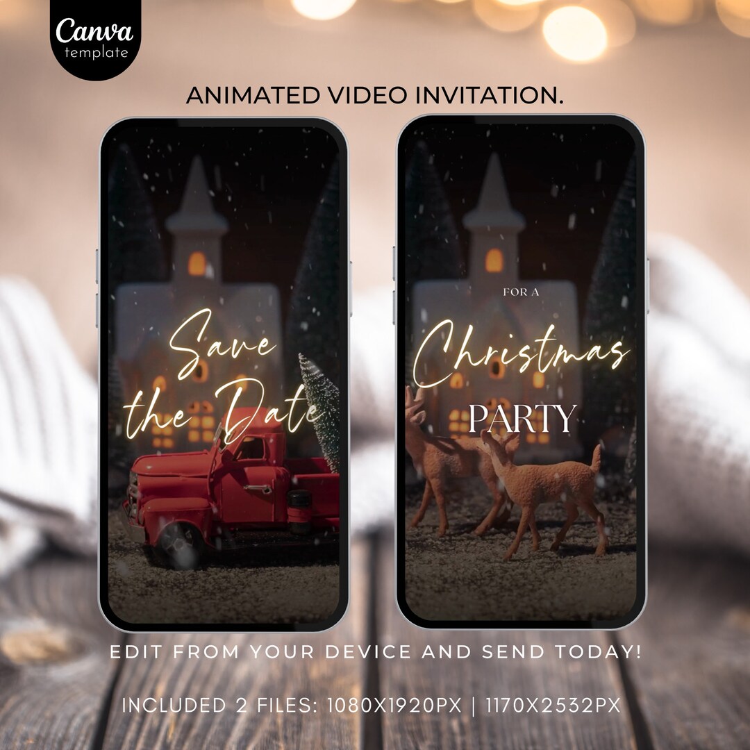 Editable Christmas Party Invitation Christmas Party Invitation