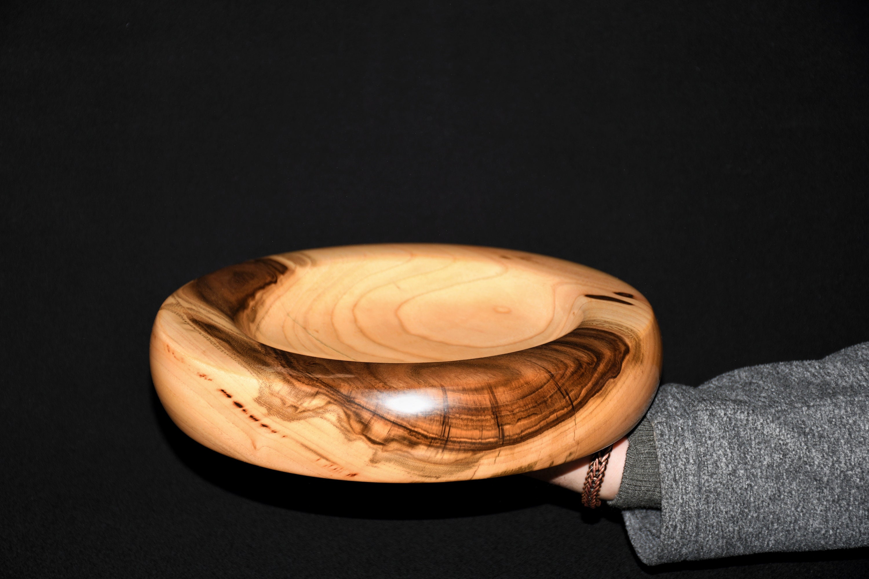 Mastic Wood Decorative Plate Bowl for Table Decor Home and Office Decor ...
