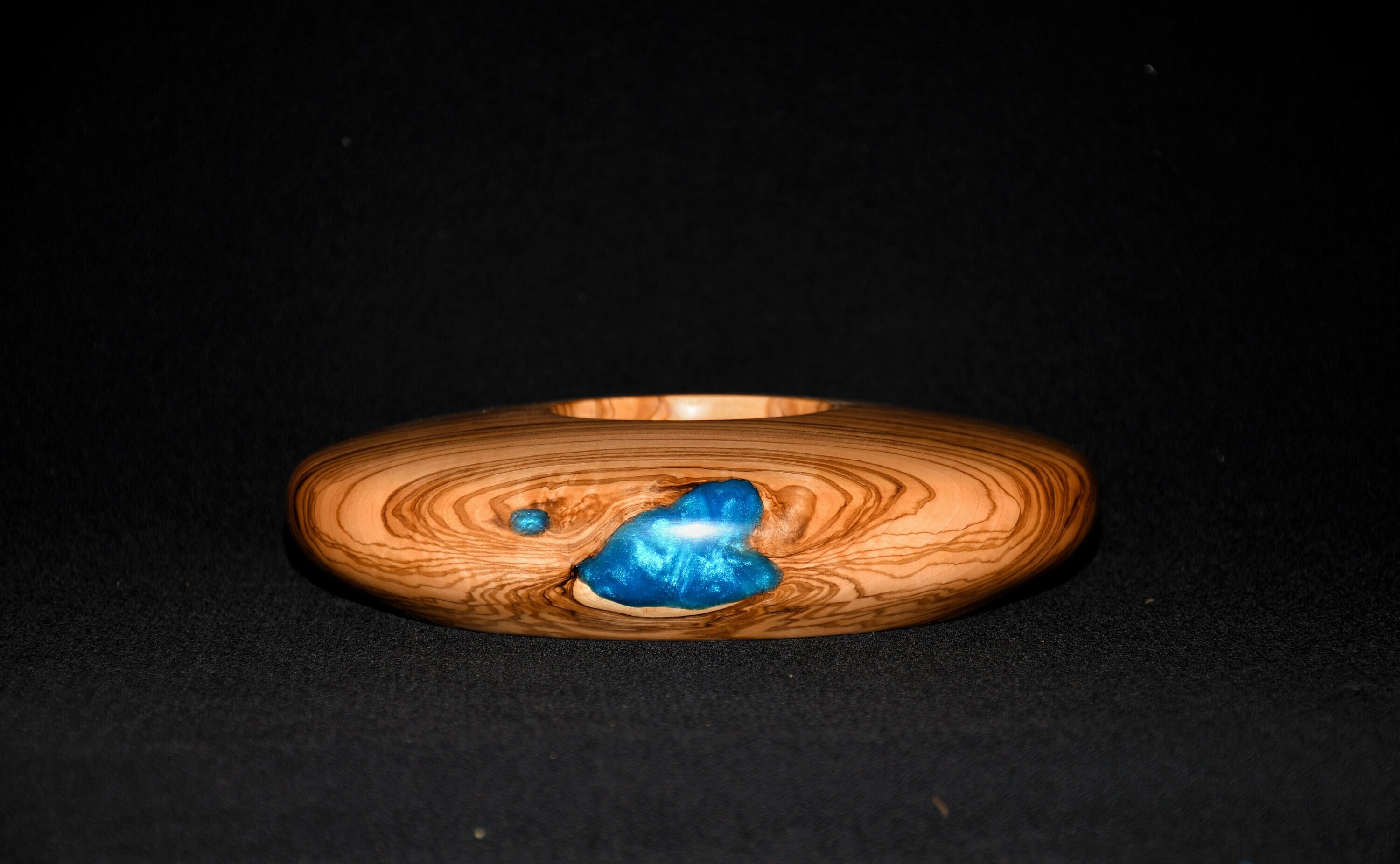 Olive Wood and Resin Centerpiece Decor Olive Wooden - Etsy