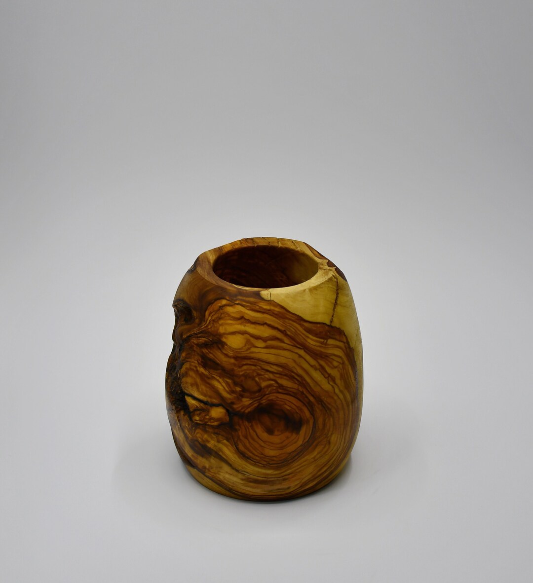 Wood Vases Handmade | Olive Tree Wood Vases for Unique Decor | Rustic ...
