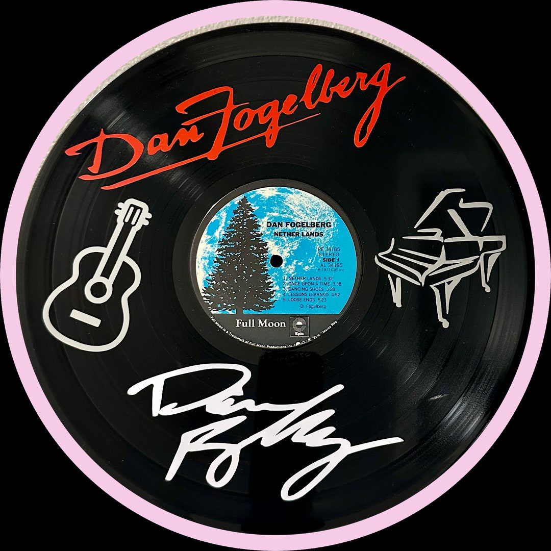 Dan Fogelberg Vinyl Record Art: Netherlands Album, Upcycled Music Decor ...