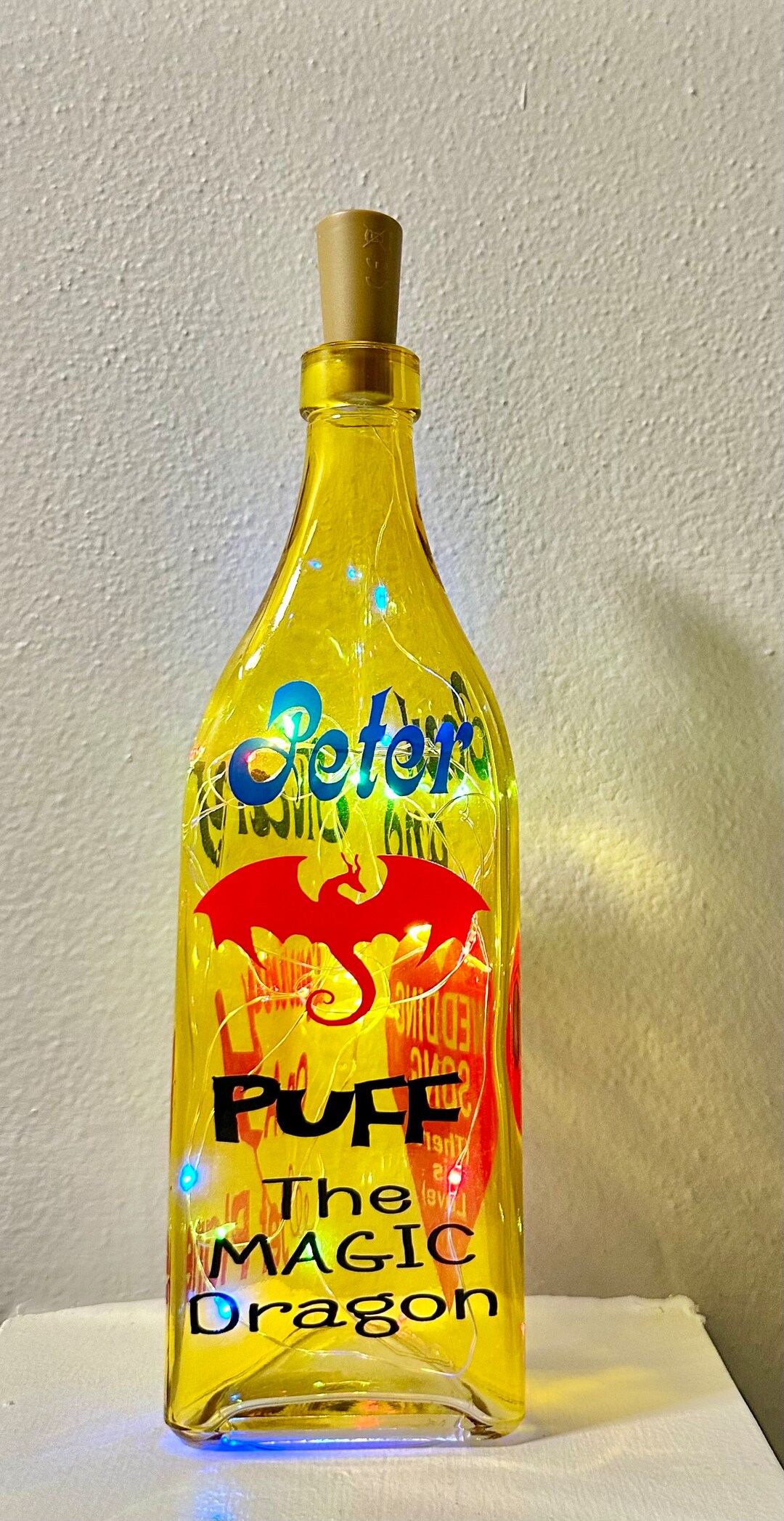 Peter, Paul and Mary Themed Lighted 3 Sided Bottle - Etsy