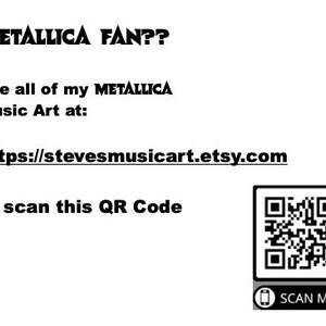 Metallica Themed Vinyl Record Art Showing Faces Created on A Recycled ...
