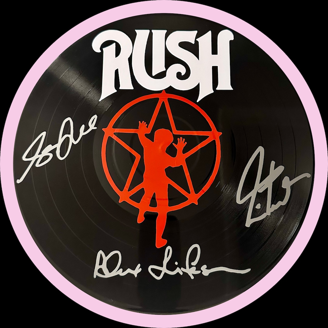 RUSH Themed Vinyl Record Art Created on A Recycled 12 Inch Record - Etsy