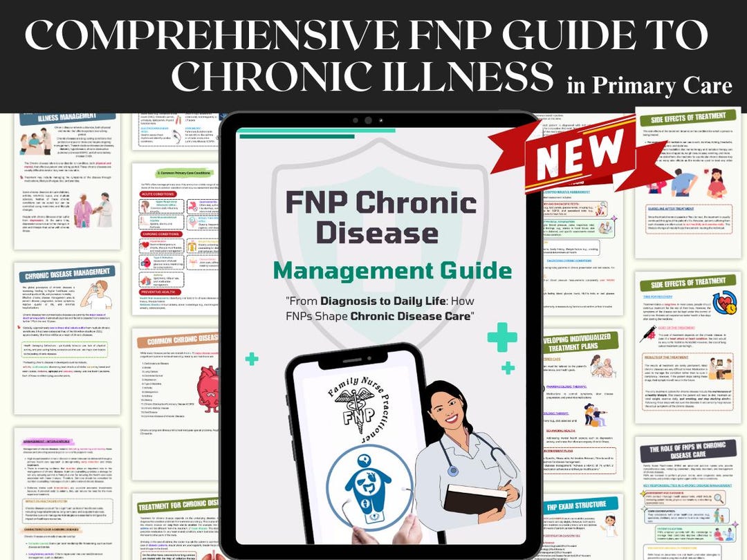 FNP Chronic Disease Management Guide | Printable Primary Care Clinical ...