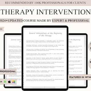 Therapeutic Interventions, Therapy Intervention List, Therapist Cheat ...