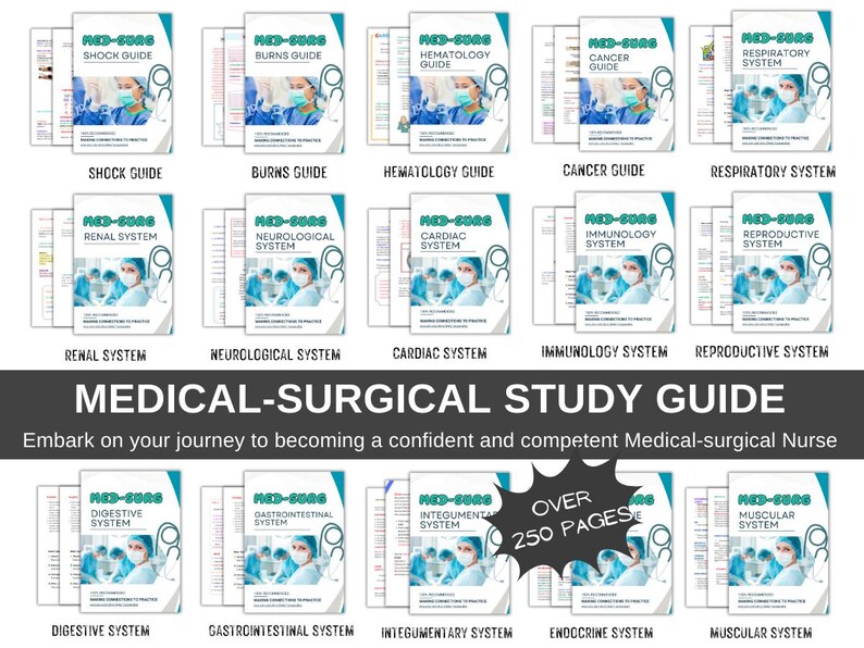 Nursing School Study Bundle | Ultimate Nursing Study Guide, Digital ...