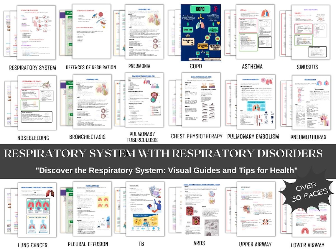 Respiratory System- Therapy Nursing Notes-pharmacology- Nursing ...