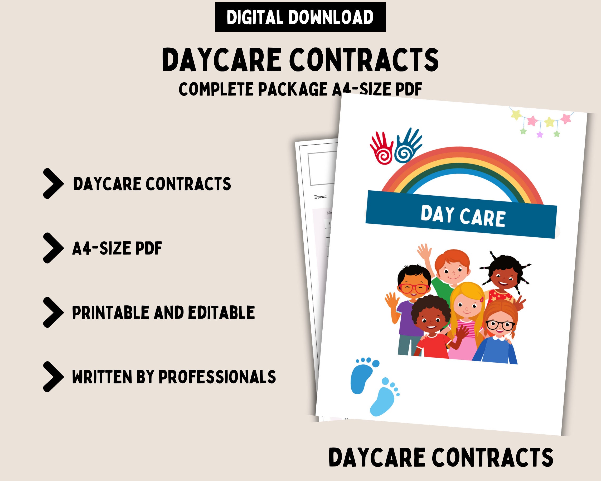 Daycare Forms Bundle, Starter Kit, Childcare Forms, Inhome Daycare ...