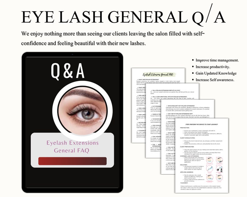 Lash Training Guide | Classic Hybrid Volume Eyelash Techniques (canva ...