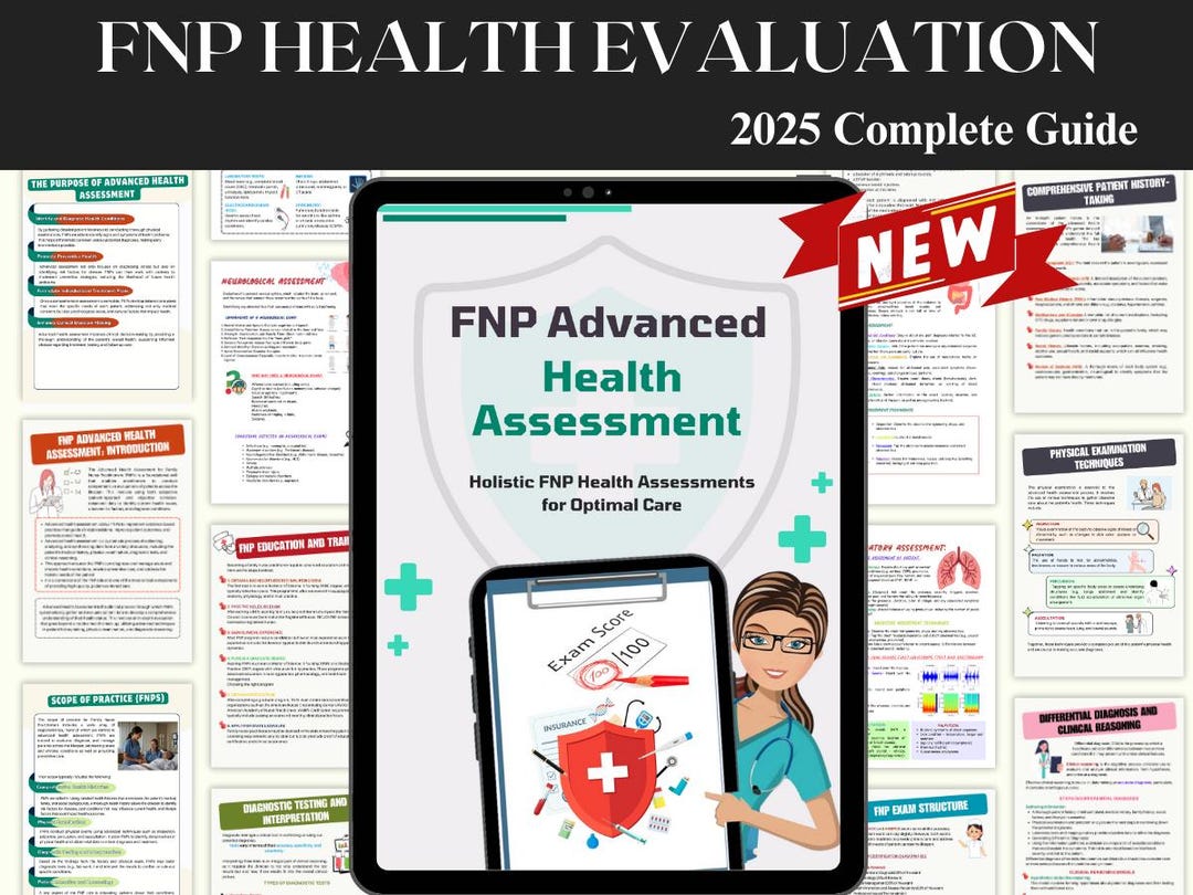 FNP Health Assessment Study Guide, Advanced Nurse Practitioner Notes ...