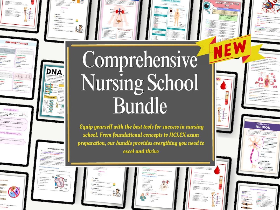 Ultimate Nursing School Notes, Nursing Notes, Nursing Bundle, Nursing ...