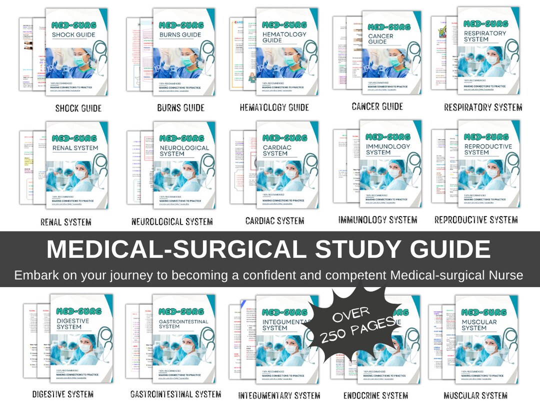 Med Surg Study Guide Bundle 2024- CMSRN Exam Prep 2024- Medical ...