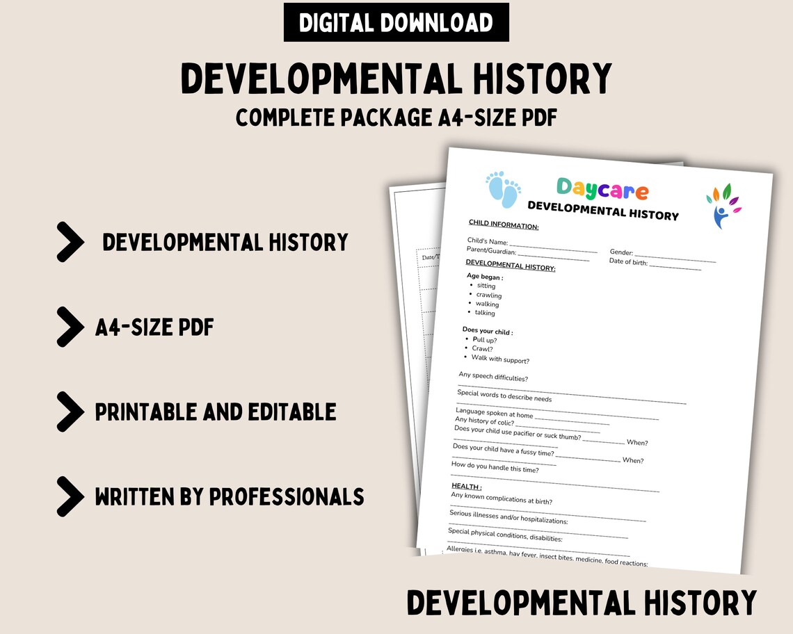 Daycare Forms Bundle, Starter Kit, Childcare Forms, Inhome Daycare ...