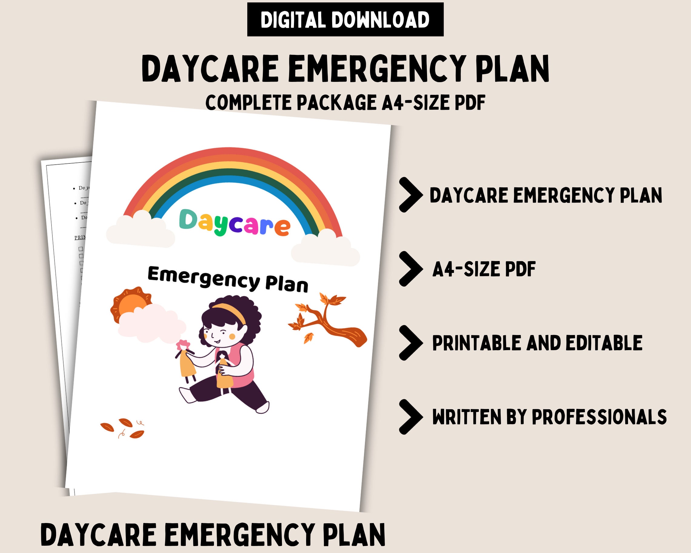 Daycare Forms Bundle, Starter Kit, Childcare Forms, Inhome Daycare ...