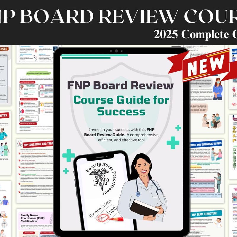Fnp Exam Review - Etsy