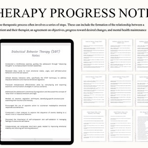 Therapy Progress Notes Cheat Sheet: Counselor Phrases & Statements ...