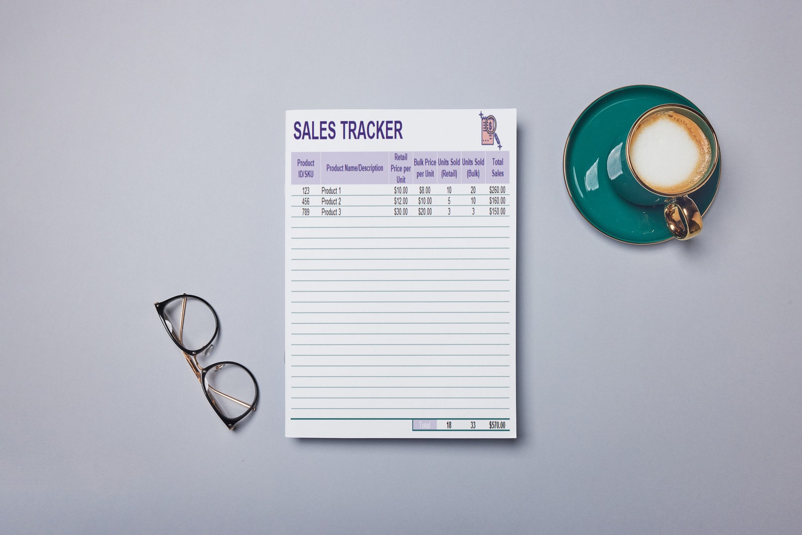 Digital Sales Tracker Excel Template Sales Map Sales Log Etsy