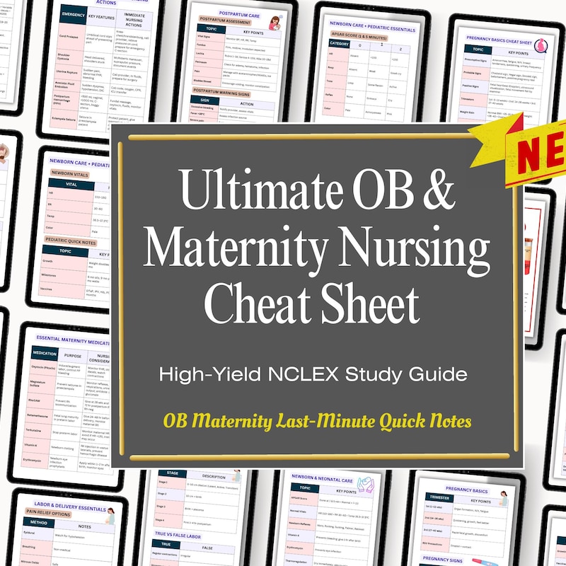 Maternity Study Guide - Etsy