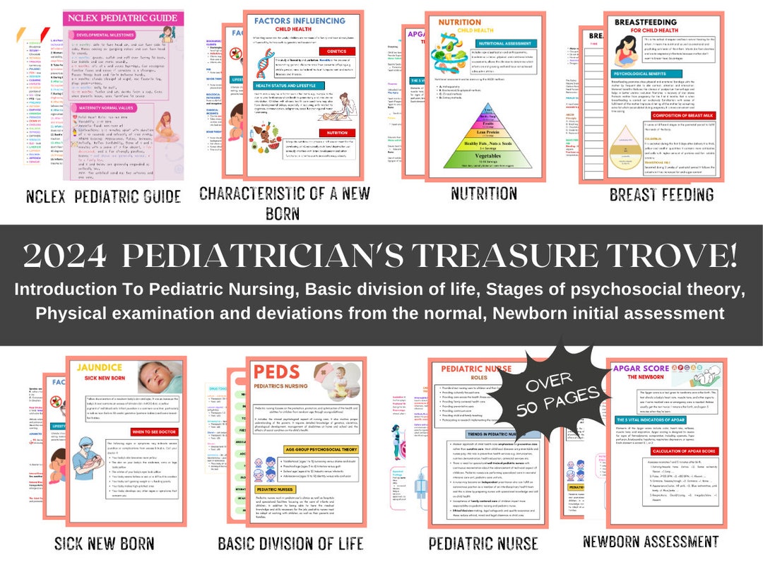 Pediatrics Study Guide| Ultimate Pediatrics Bundle| Nursing Student ...