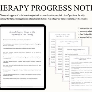 Therapy Progress Notes Cheat Sheet: Counselor Phrases & Statements ...