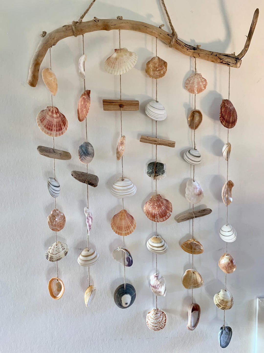 Mobiles, Shells, Driftwood, Marine Decor, Sea, Wind Chimes - Etsy