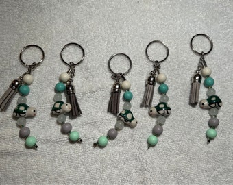 Beaded Turtle Keychain - Etsy