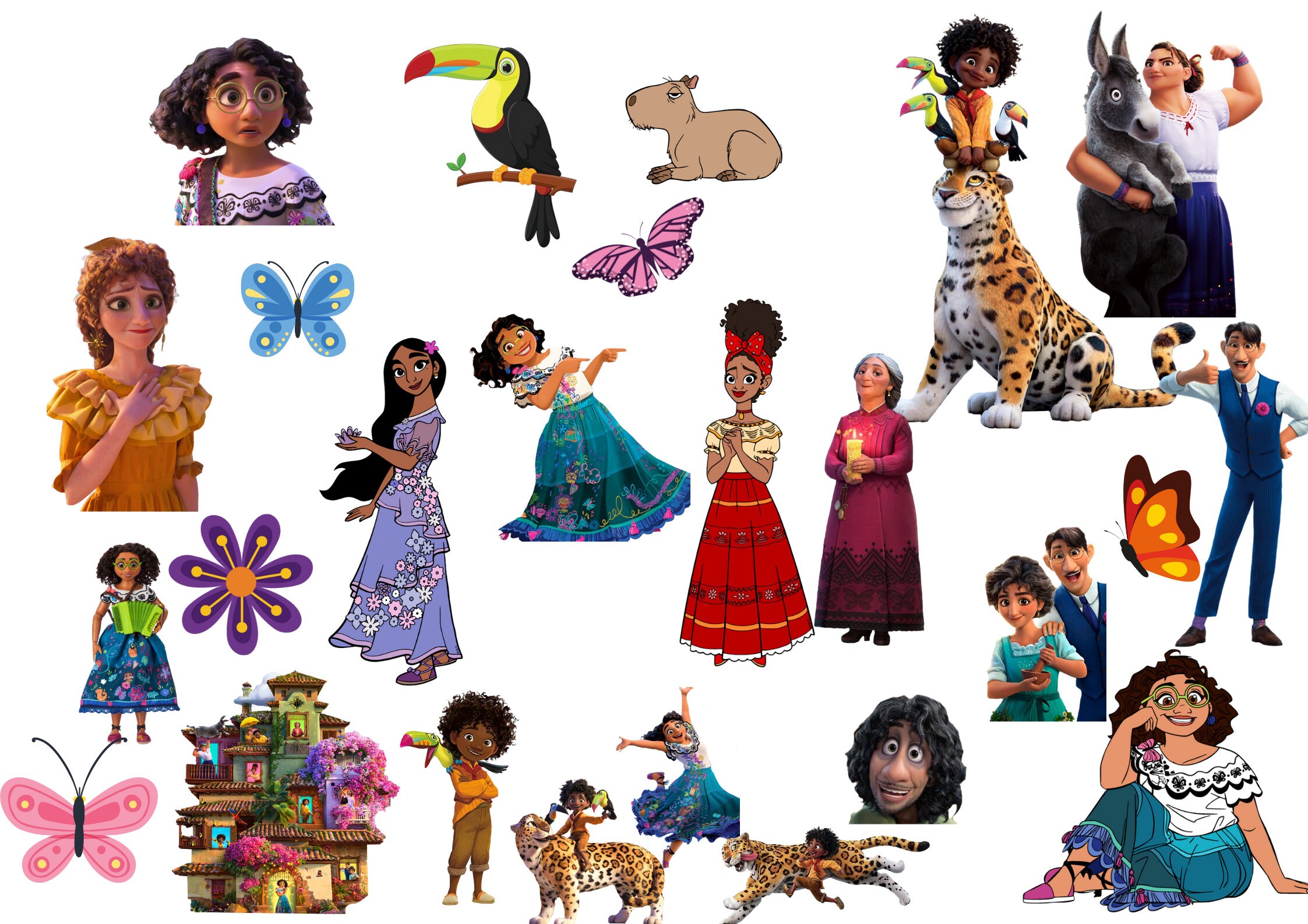 Encanto Clipart PNG, Encanto Digital Download,casita Maribel Encanto ...