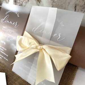Wedding Invitation, Acrylic Invitations, Acrylic Gold Invitations ...