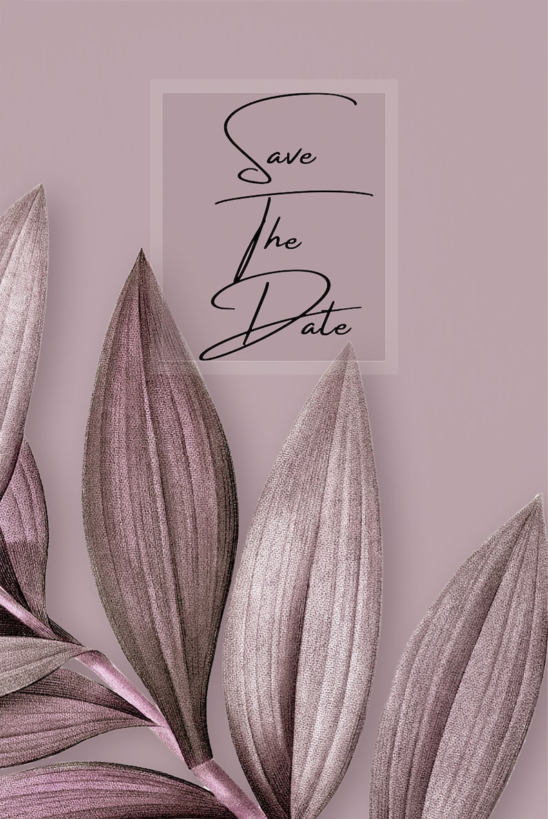 5 Pieces Invitation RSVP TY STD and Name Logo Wedding - Etsy