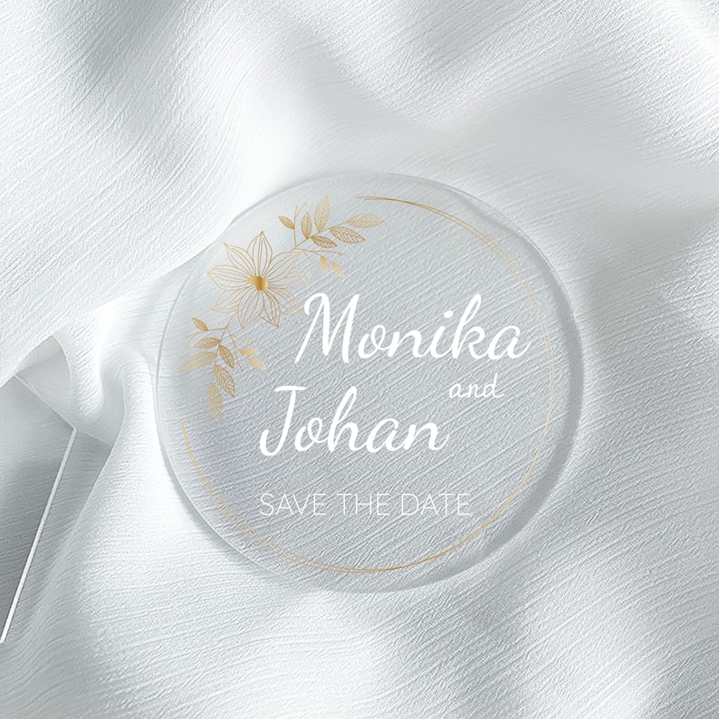 Personalized Acrylic Wedding Favors: Bulk Destination Wedding Ornaments ...