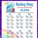 Rainy Day Savings Challenge Printable Household Money Saving Sinking ...