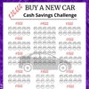 A6 New Car Savings Challenge Printable for First Car Money Saving ...