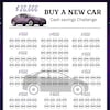 A6 New Car Savings Challenge Printable for First Car Money Saving ...