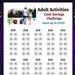 Eating Out Savings Challenge Printable for Family Food Night Out Money ...