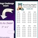 Bowling Night Savings Challenge Printable for Family Game Night Out ...