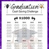 College Planner Savings Challenge Printable for Dorm Room Essentials Money Saving Fund for ...