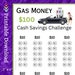 A6 Car Gas Savings Challenge Printable for Gasoline for - Etsy