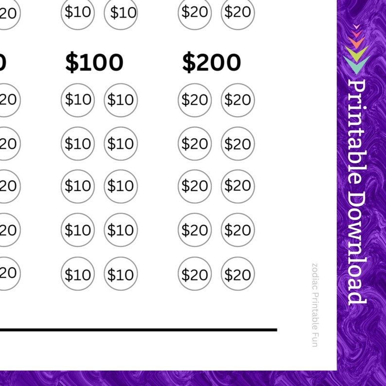 Credit Card Debt Payoff Tracker Saving Challenge Printable - Etsy